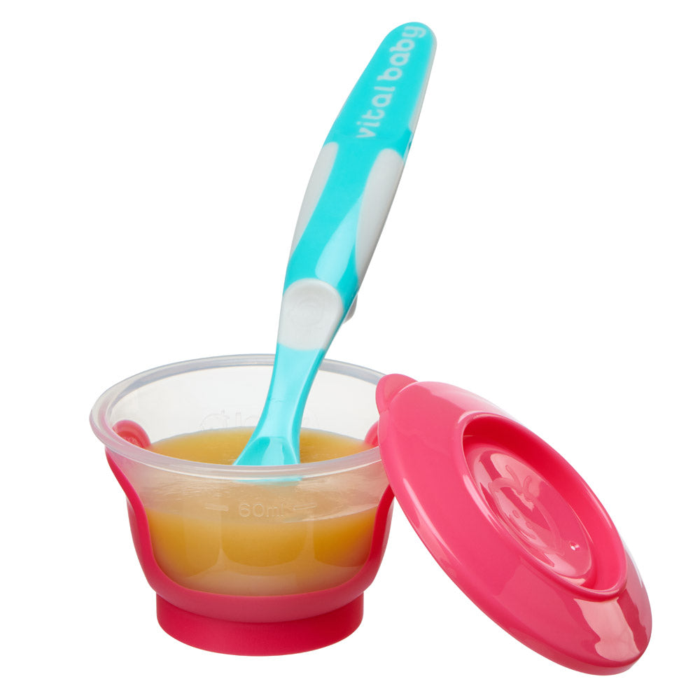 NOURISH store & wean™ pots 60ml - 6 Piece set - Tralee Nursery Supplies