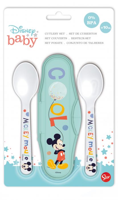 Mickey Mouse 2-Piece Spoon Set - Tralee Nursery Supplies